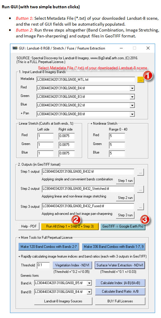 * Popular and proven software to RAPIDLY process Landsat-8 and Sentinel ...